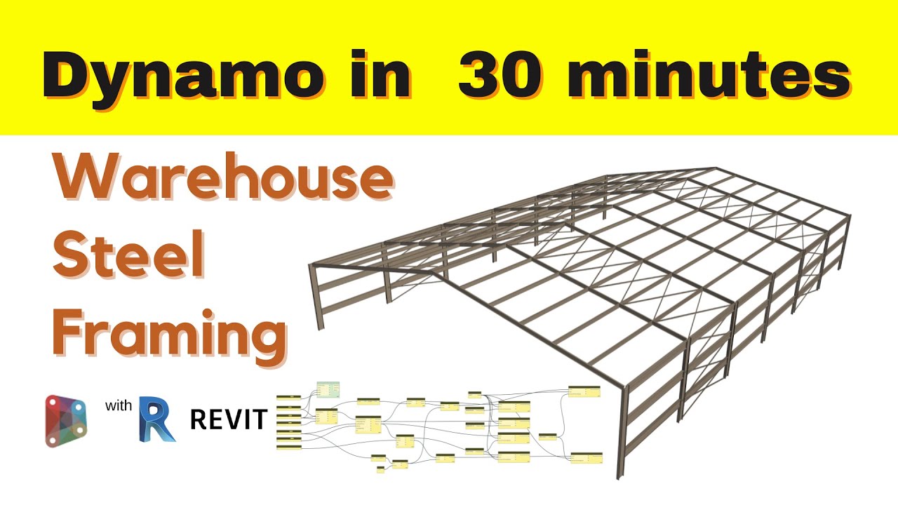 How dynamo model warehouse in 30 minutes? | Modeling warehouse with ...