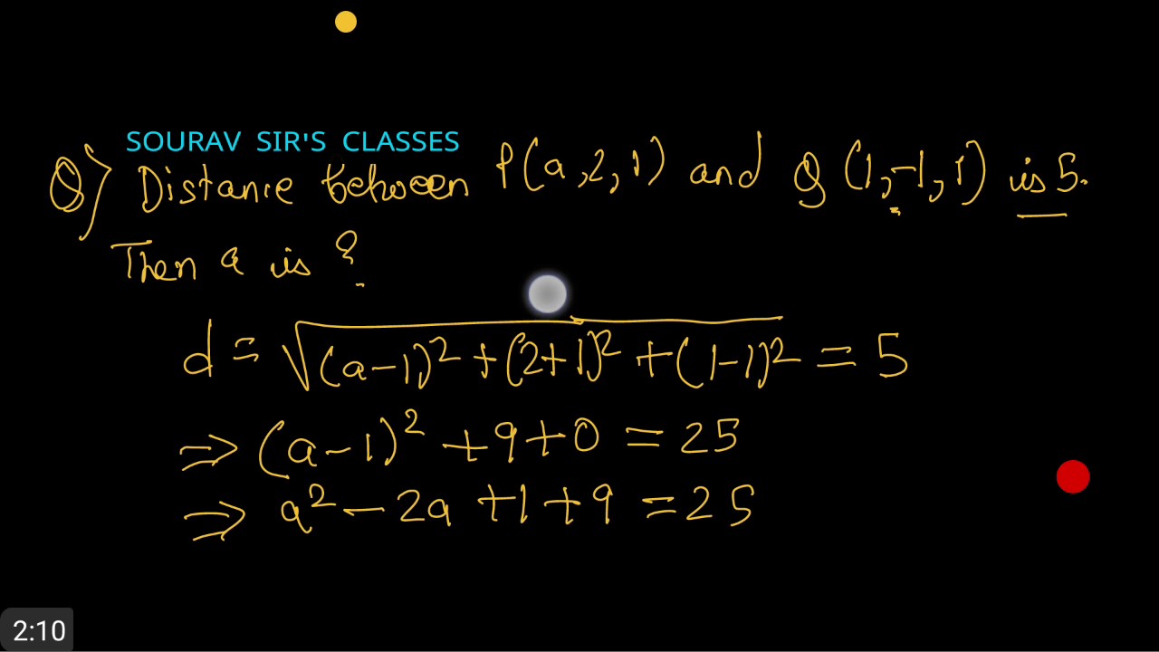 3D GEOMETRY MATHEMATICS CLASS 11,12 ISI,DSE,JNU,IGIDR,CMI,IIT JEE,UPSC ...