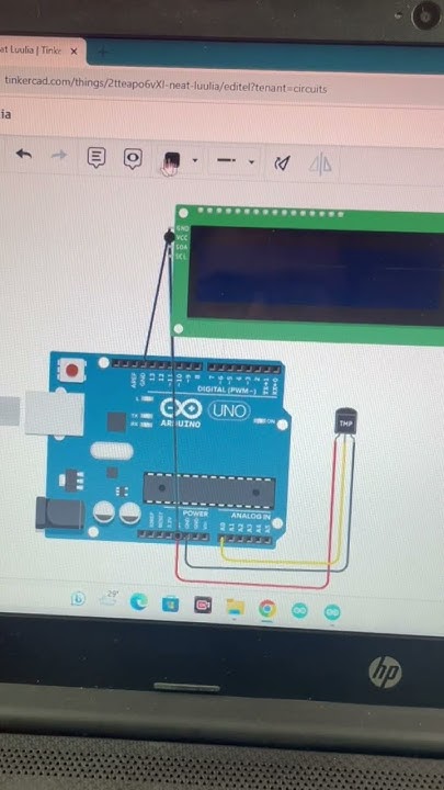 How To Use Tinkercad To Create A Temperature Monitoring Circuit With Arduino - YouTube