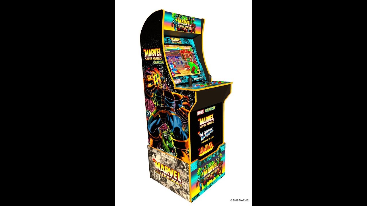 MARVEL SUPER HEROES ARCADE CABINET SPECIAL EDITION WITH CUSTOM RISER ...