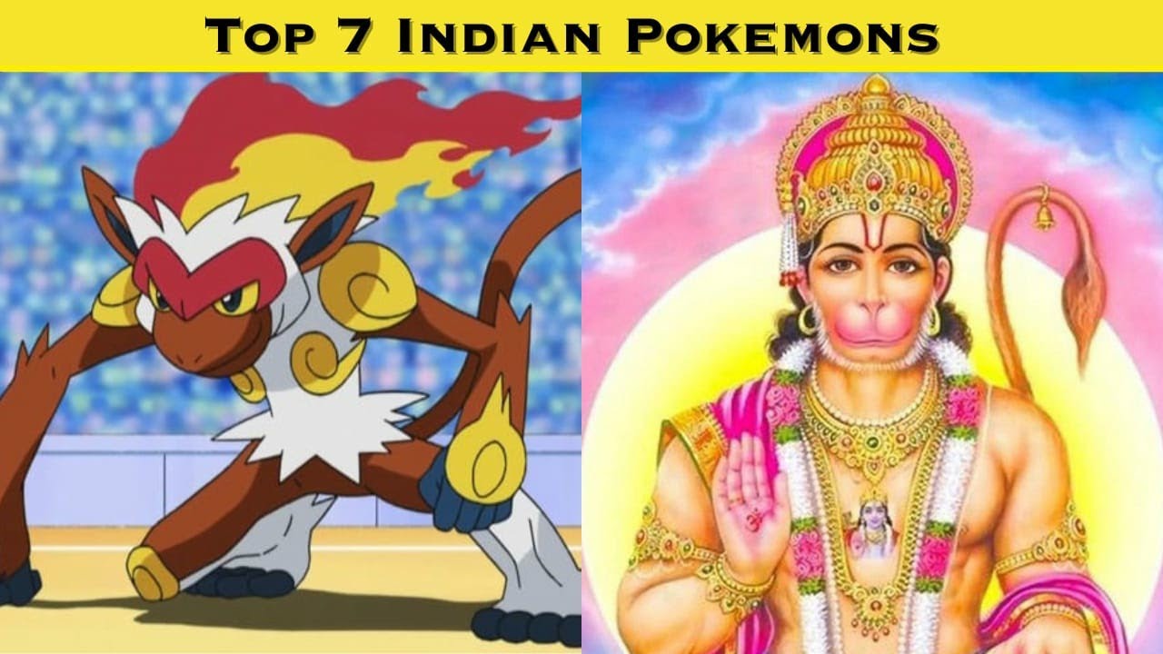 Top 7 Indian Pokemons in Hindi | Top 7 pokemons based on Indian animals ...