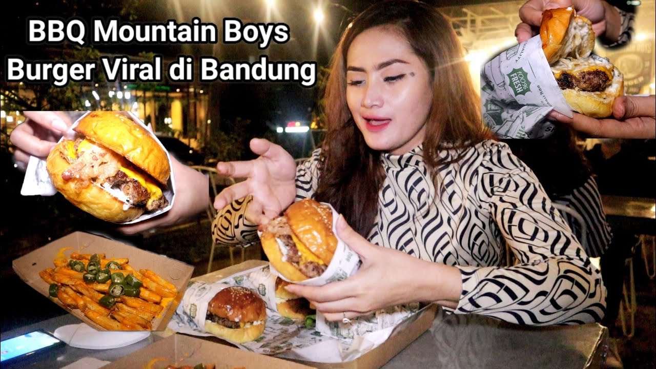 BBQ Mountain Boys Burger Viral di Bandung - YouTube