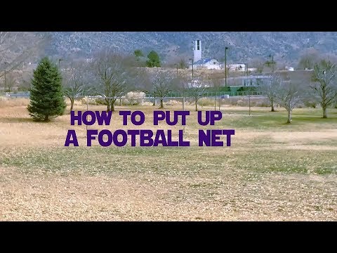 How to put up a football net, tips from The Old Republic FC - YouTube