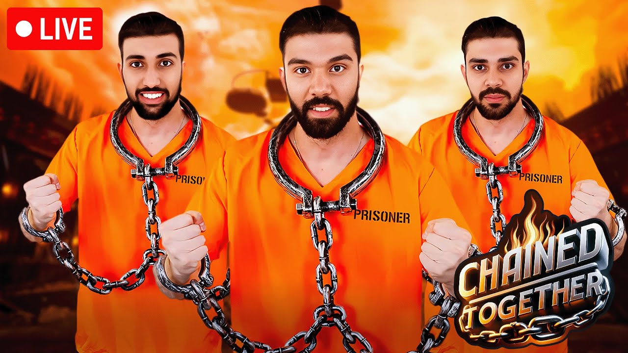 WILL THIS GAME END OUR FRIENDSHIP ? | CHAINED TOGETHER LIVE INDIA WITH ...