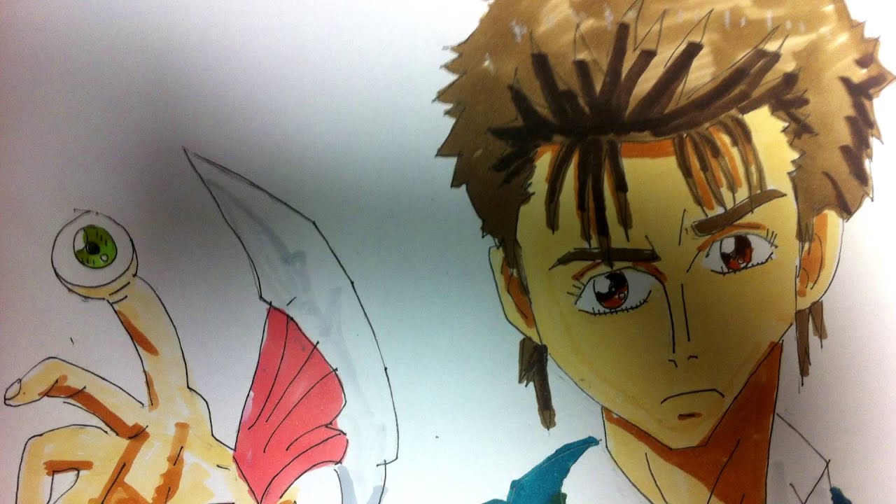 기생수 신이치 그리기speed drawing Parasyte Sinichi (Parasyte) - YouTube