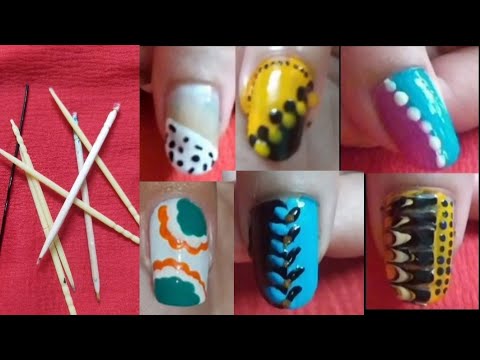 How to make beautiful nails at home./Normal nail art at home/Beautiful ...