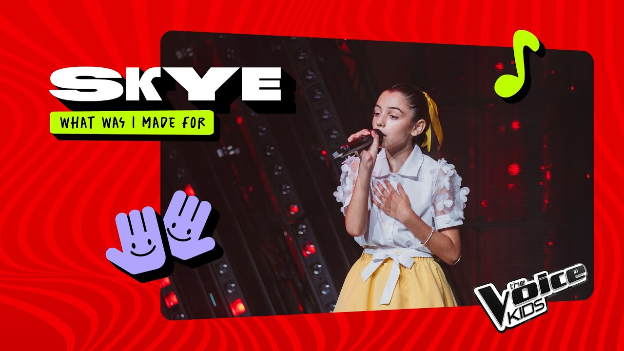 Skye Gilson Sings 'What was I made for' | Blind Auditions | The Voice ...