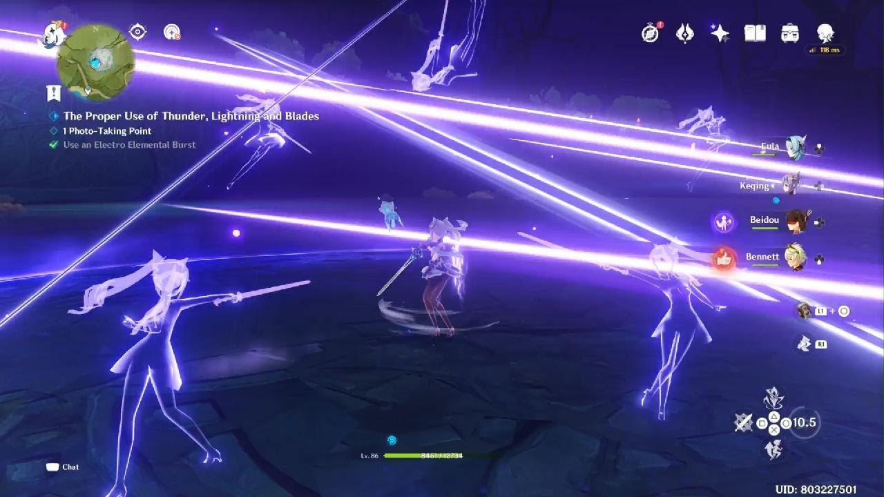 USE AN ELECTRO ELEMENTAL BURST KAMERA Genshin Impact - YouTube