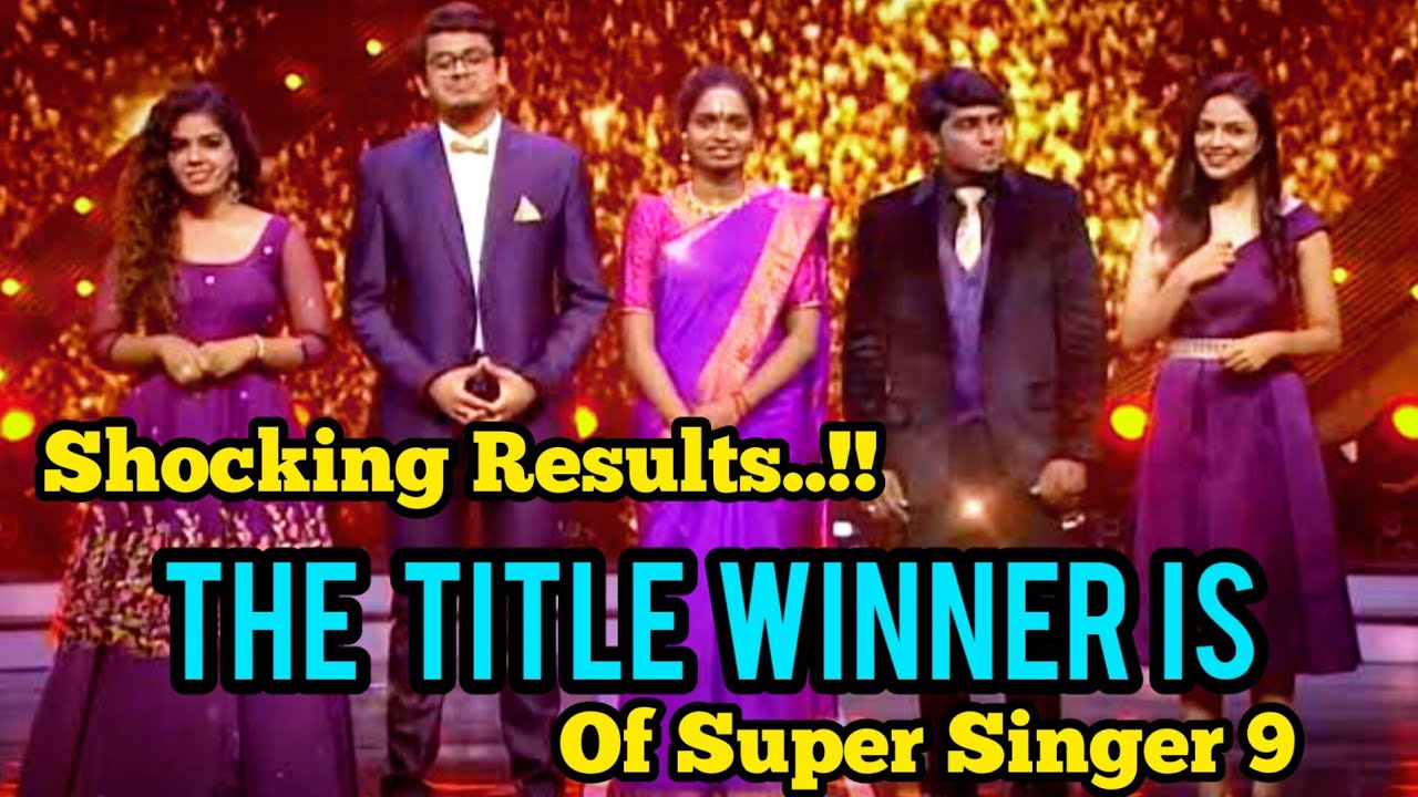 Super Singer S9 TITLE WINNER Is.. | Super singer Title Winner Revealed ...