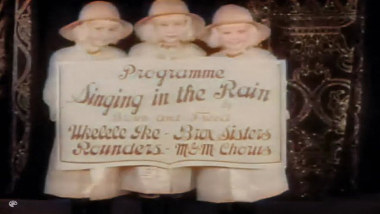 The Brox Sisters - Singing in the Rain (1929) - YouTube