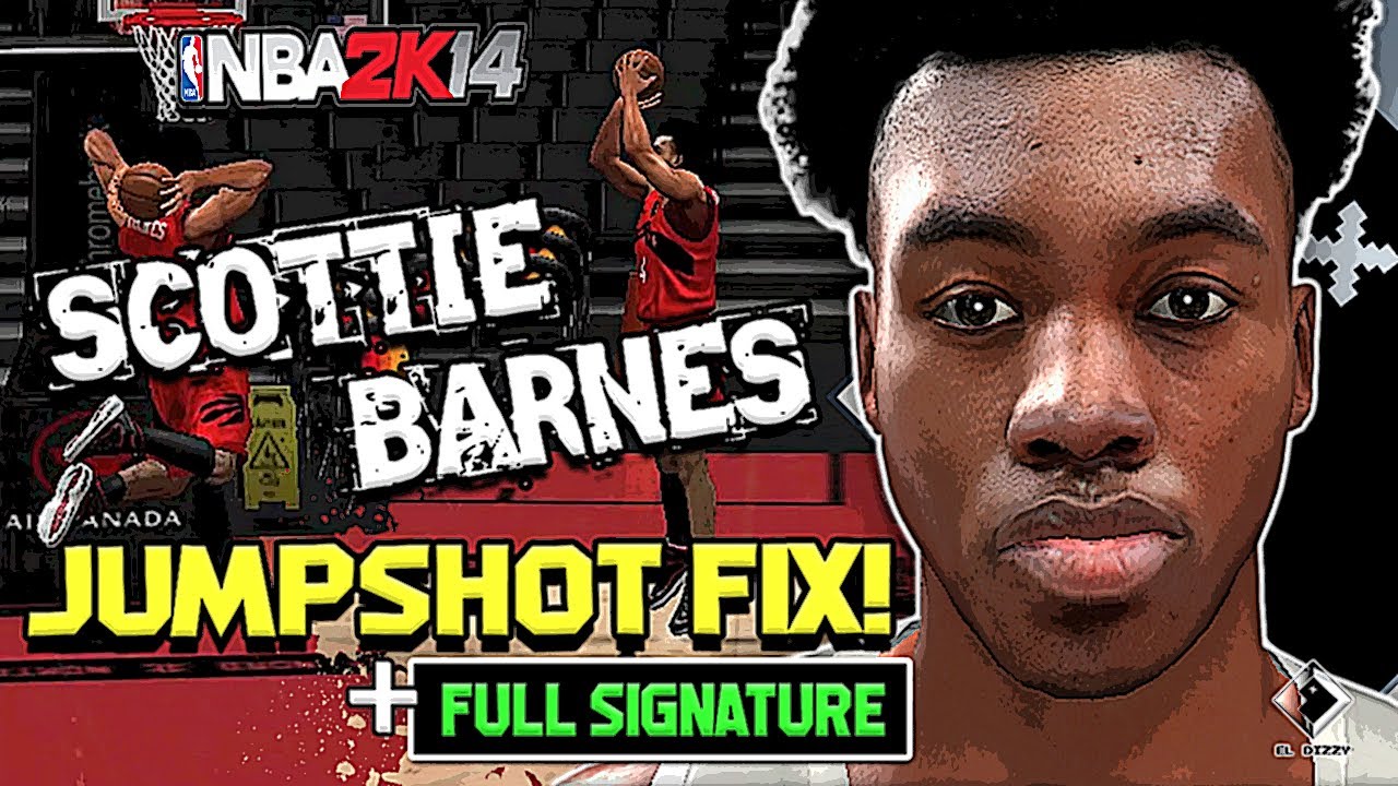SCOTTIE BARNES JUMP SHOT FIX + FULL SIGNATURE *The Spirit Breaker ...