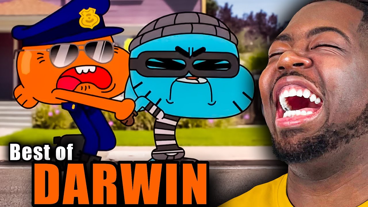 Darwin being the BEST CHARACTER in "The Amazing World of Gumball" - YouTube