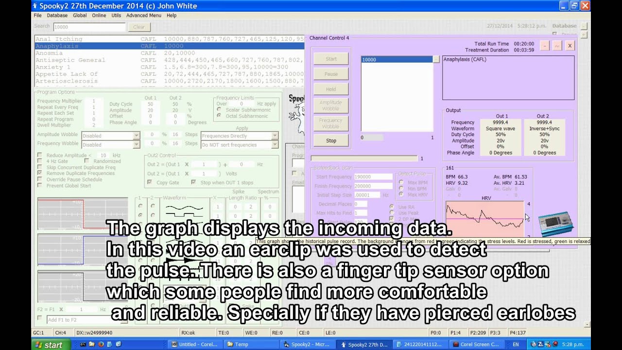 Spooky2 Rife Treatment: Biofeedback Scans - YouTube