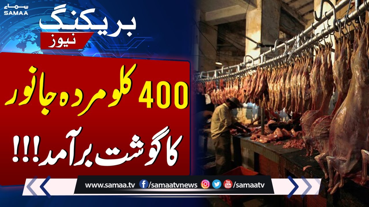 Breaking News: 400 kg of dead animal meat recovered by Motorway Police ...