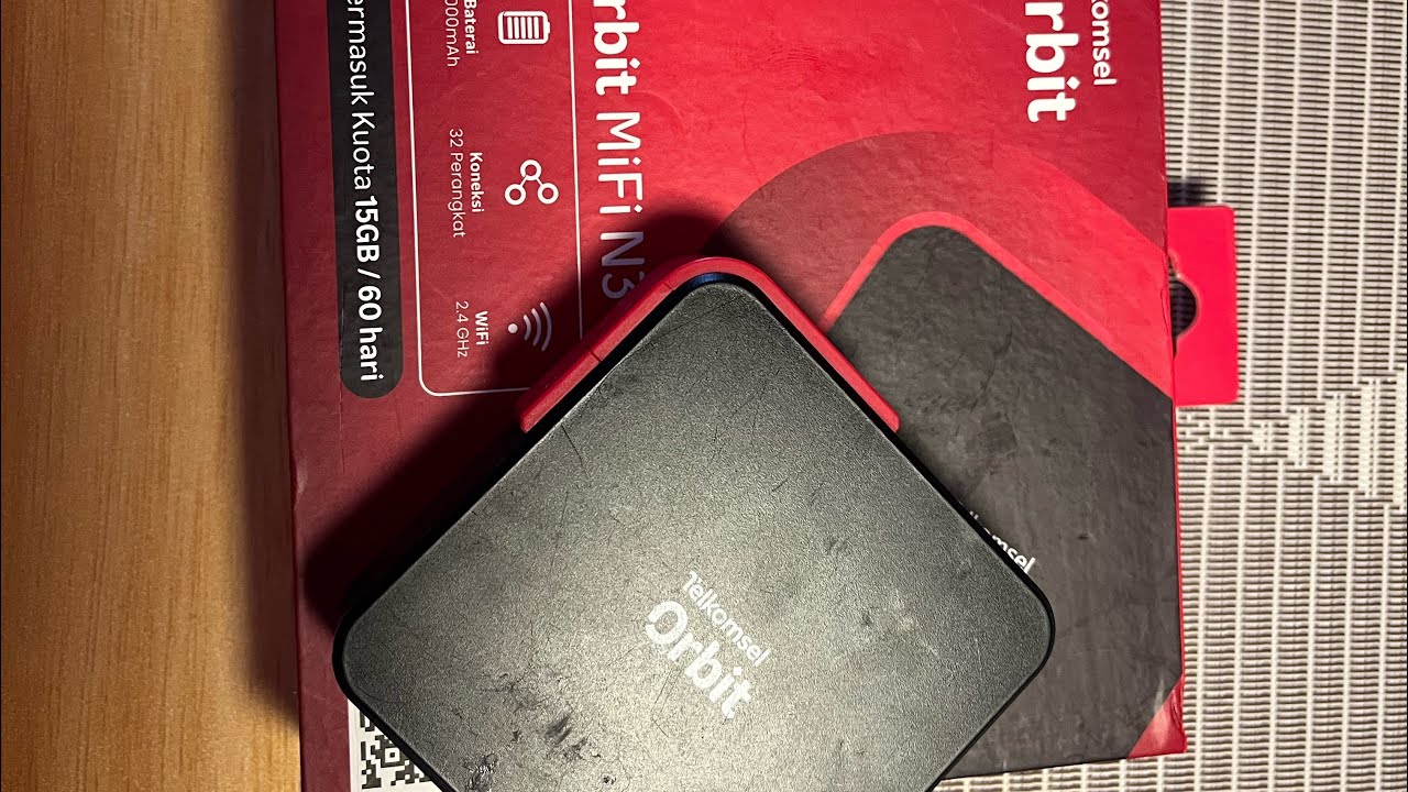 Solusi Iphone inter Wifi only modem orbit mifi N3 - YouTube