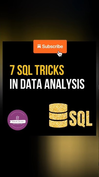 SQL Tricks For Data Analytics #sqldeveloper #sql #dataanalytics #yputubeshorts #shorts - YouTube