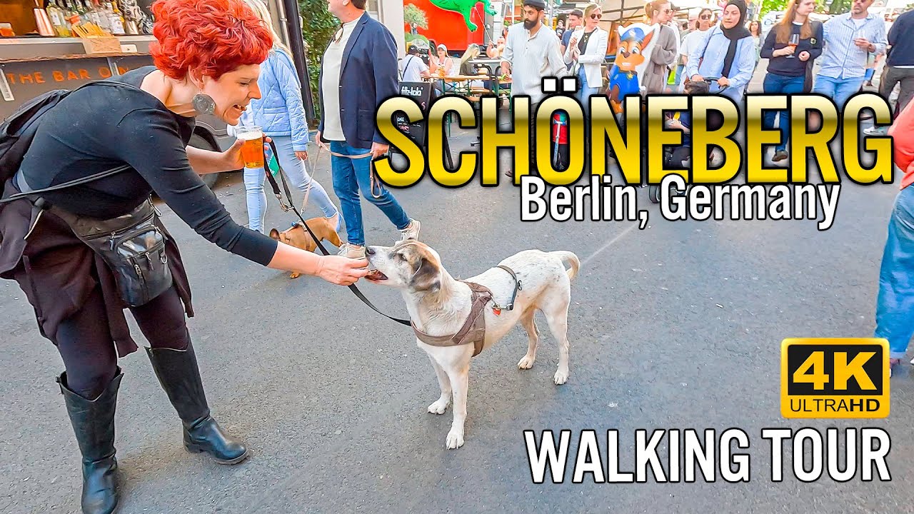 Berlin Sunny Afternoon Walk in SCHÖNEBERG ☀️ | 4K UHD Street Tour - YouTube