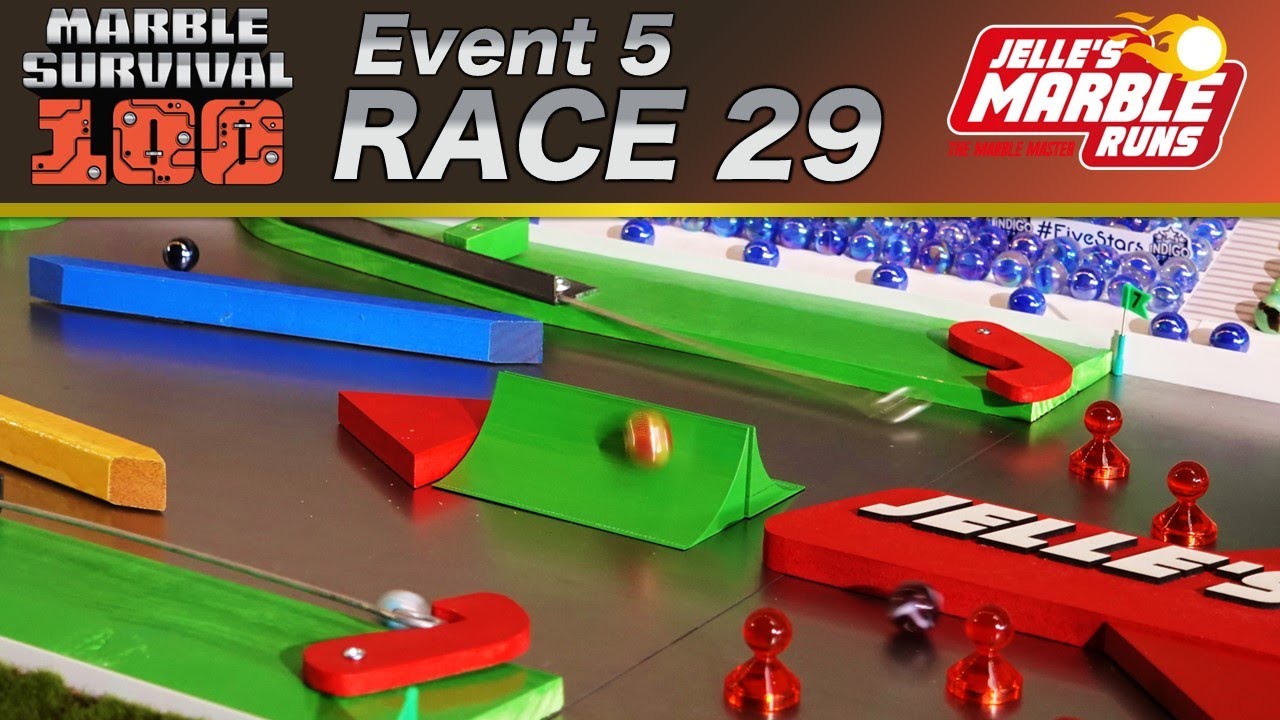 Marble Race: Marble Survival 100 - Race 29 NEW COURSE - YouTube