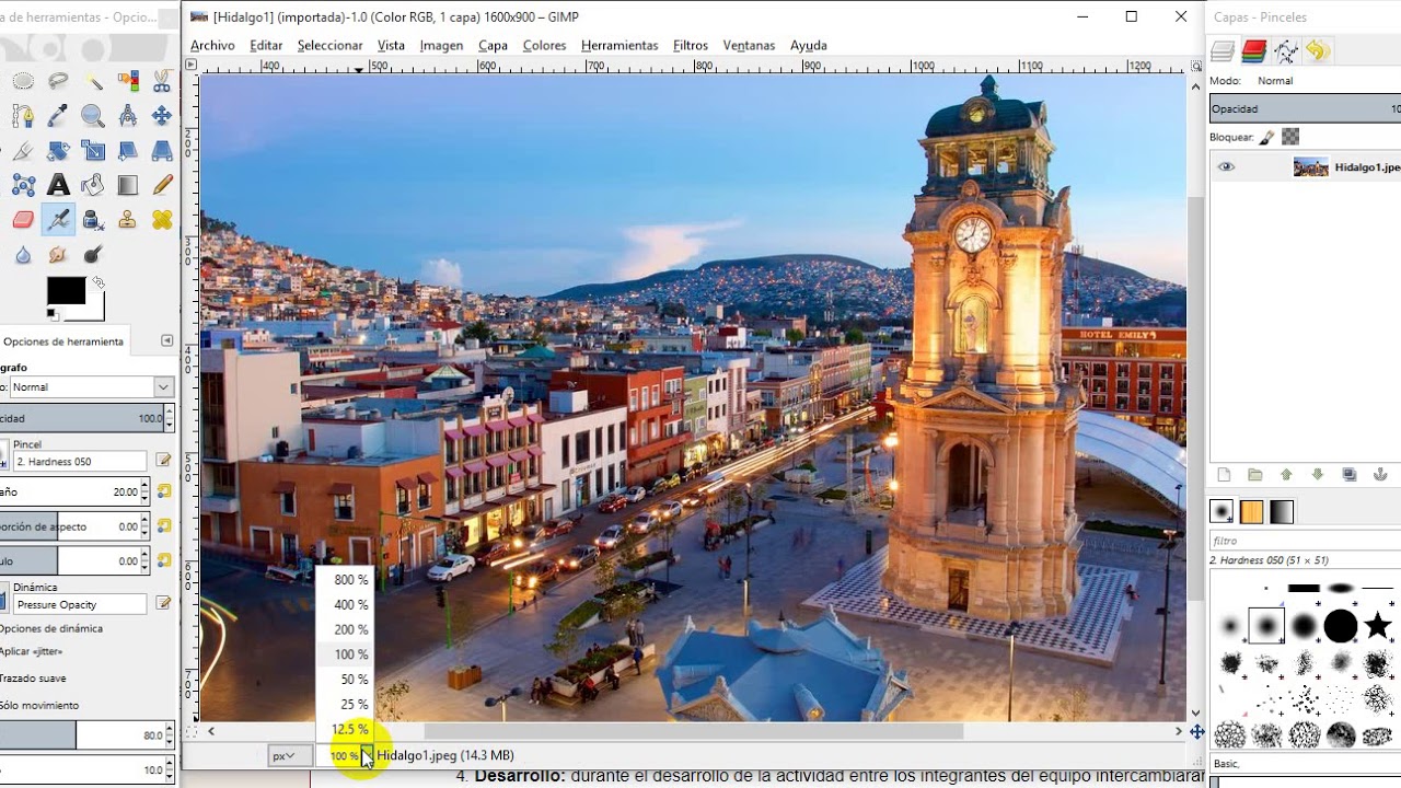 Área de trabajo en GIMP - YouTube
