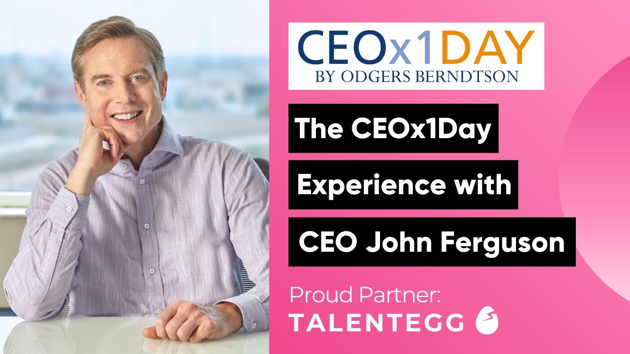 The CEOx1Day Experience with CEO John Ferguson - YouTube