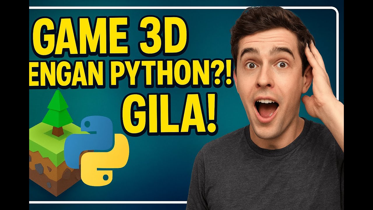 🐼 WOW! BIKIN GAME 3D DENGAN PYTHON?! Kenalan dengan Panda3D INDO 🎮🔥 ...
