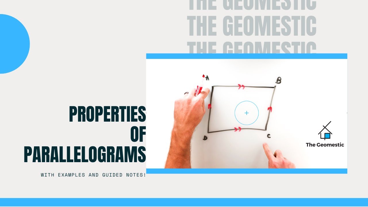 Properties of Parallelograms (with examples, proof, and guided notes ...
