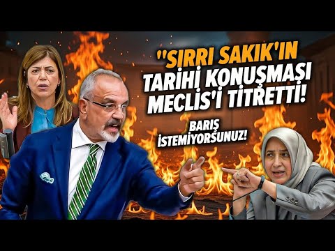 Sırrı Sakık’ın Tarihi Konuşması! 'Barış Değil, Oyalıyorsunuz!' Diyerek Meclis'i Salladı\