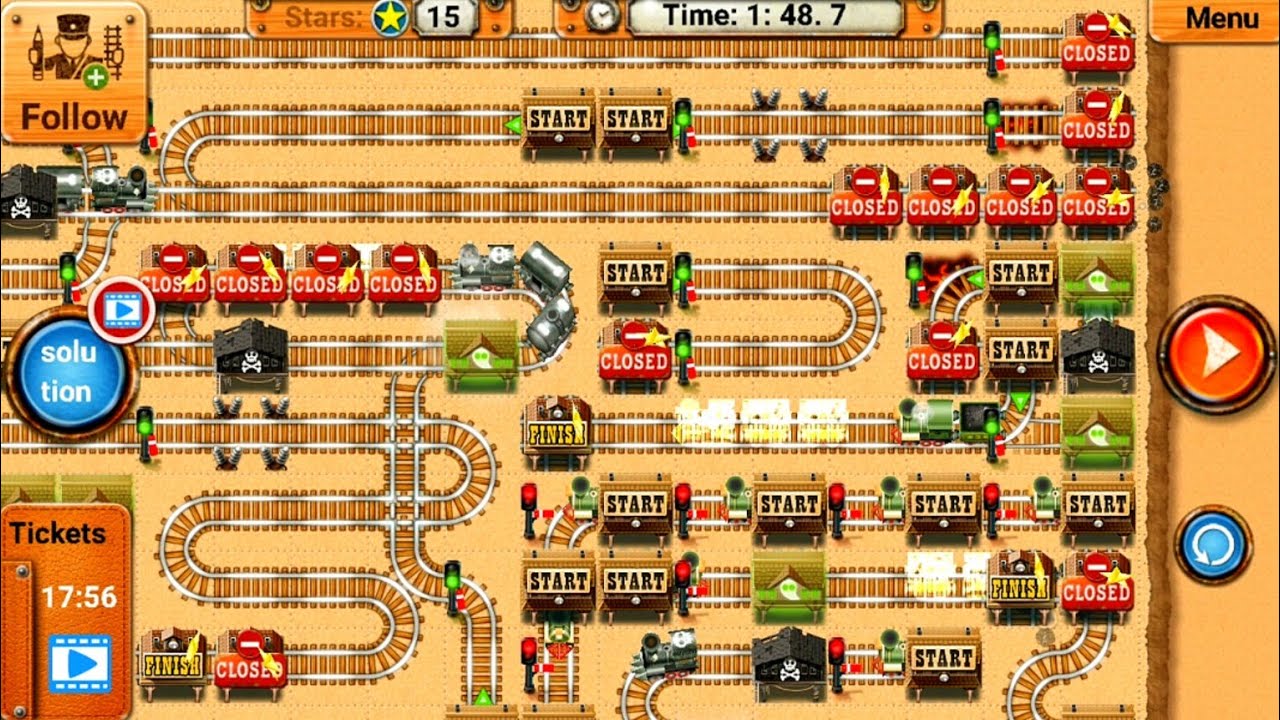 Train Track Maze - Rail Maze 2 - Train Puzzle Game - Android Gameplay ...