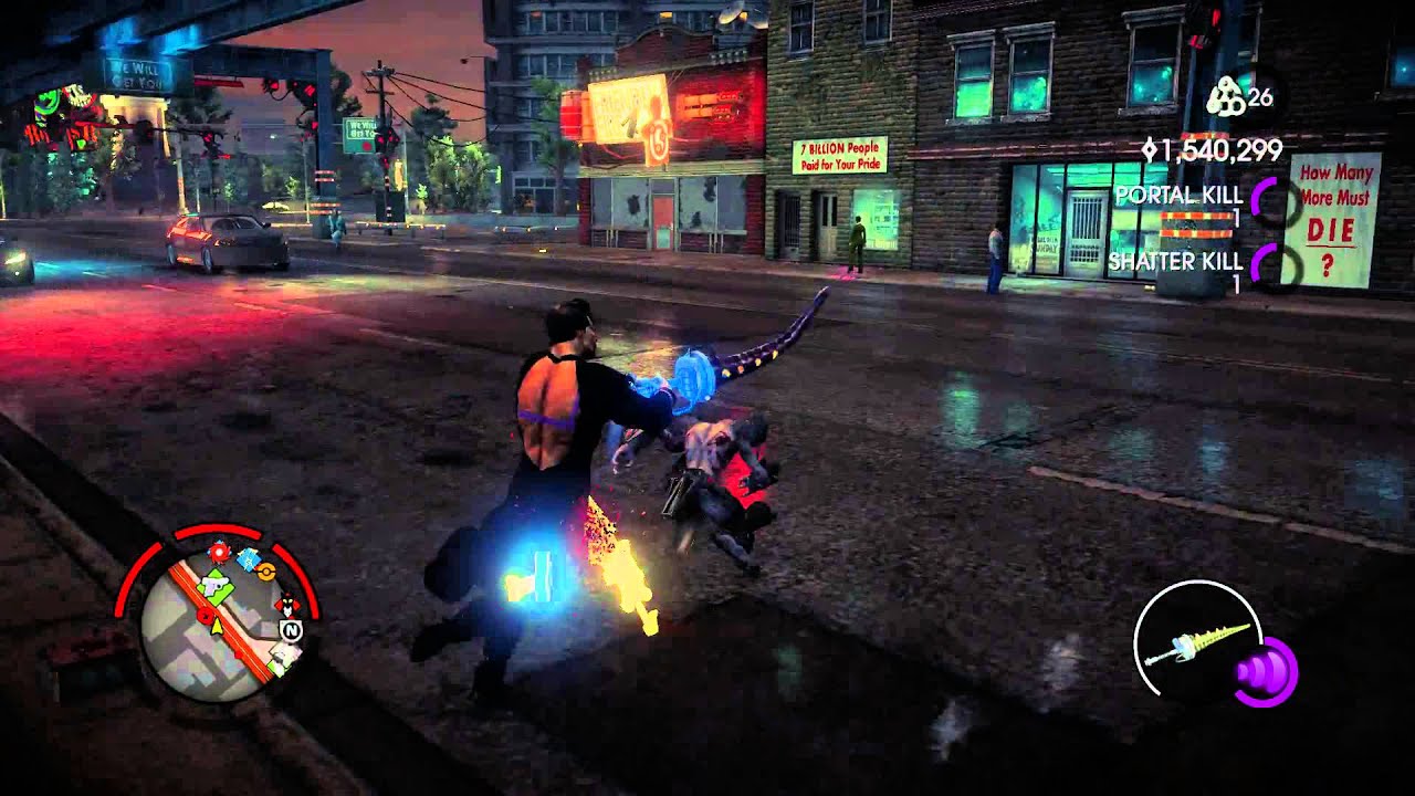 Saints Row IV - Tentacle Bat - YouTube