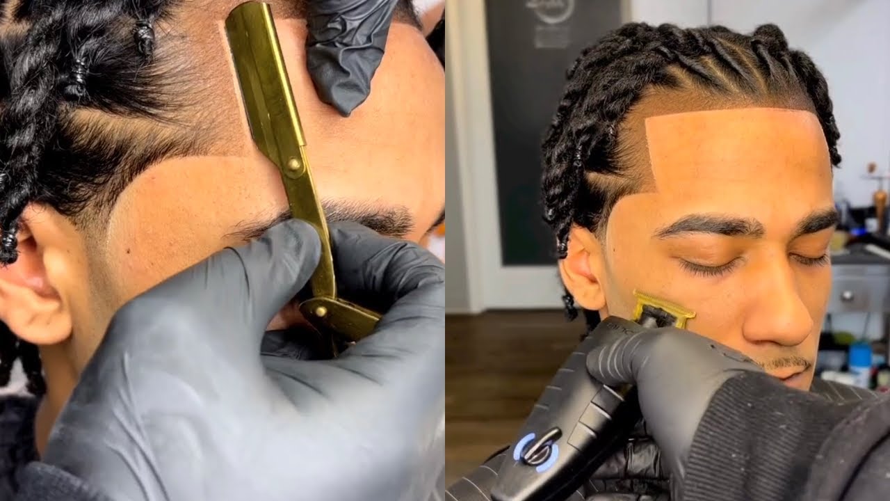 How to make a tapered hairline out of nothing | Cost Him $150 - YouTube