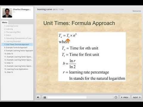 lecture video learning curve - YouTube