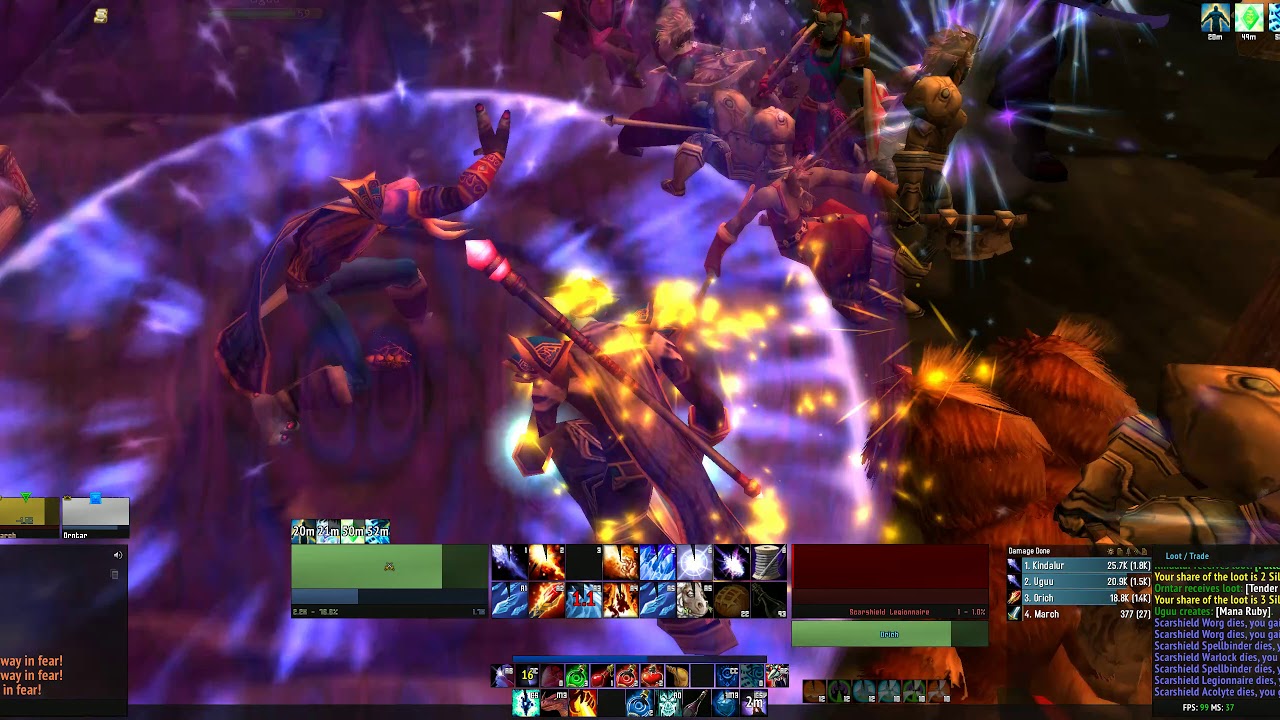 [Classic Wow] Mage Cleave LBRS Farm - YouTube