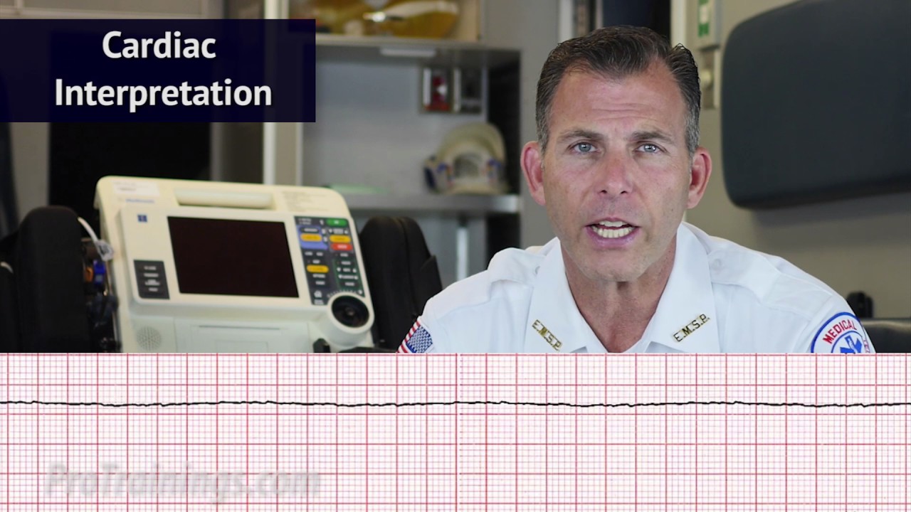 Asystole (ECG Rhythm Interpretation) - YouTube