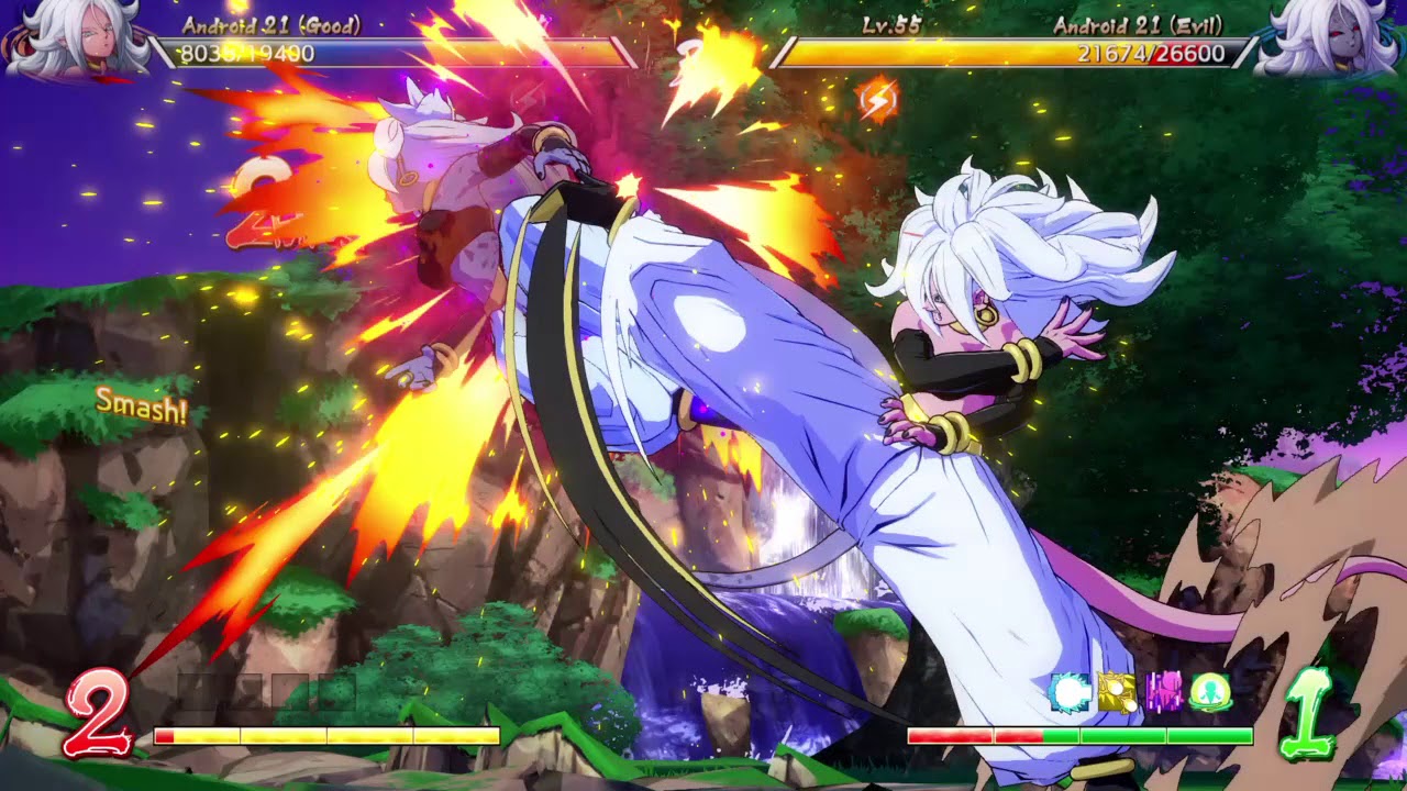 DRAGON BALL FighterZ: Android 21 final boss 2 - YouTube