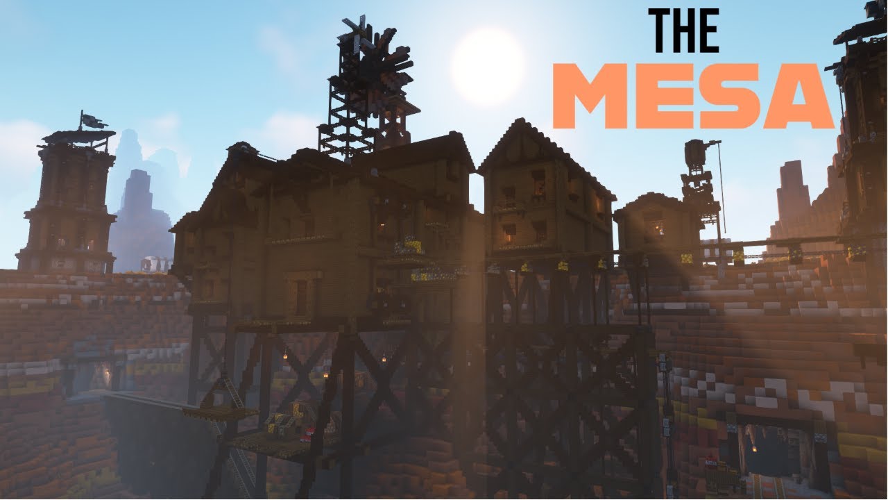 I Reacted To The Mesa In The ULTIMATE Minecraft Survival World! - YouTube