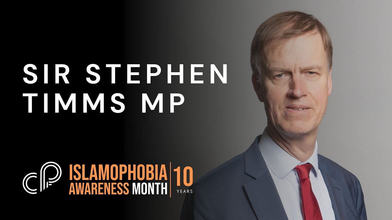 Sir Stephen Timms MP | Islamophobia Awareness Month 2022 - Support ...