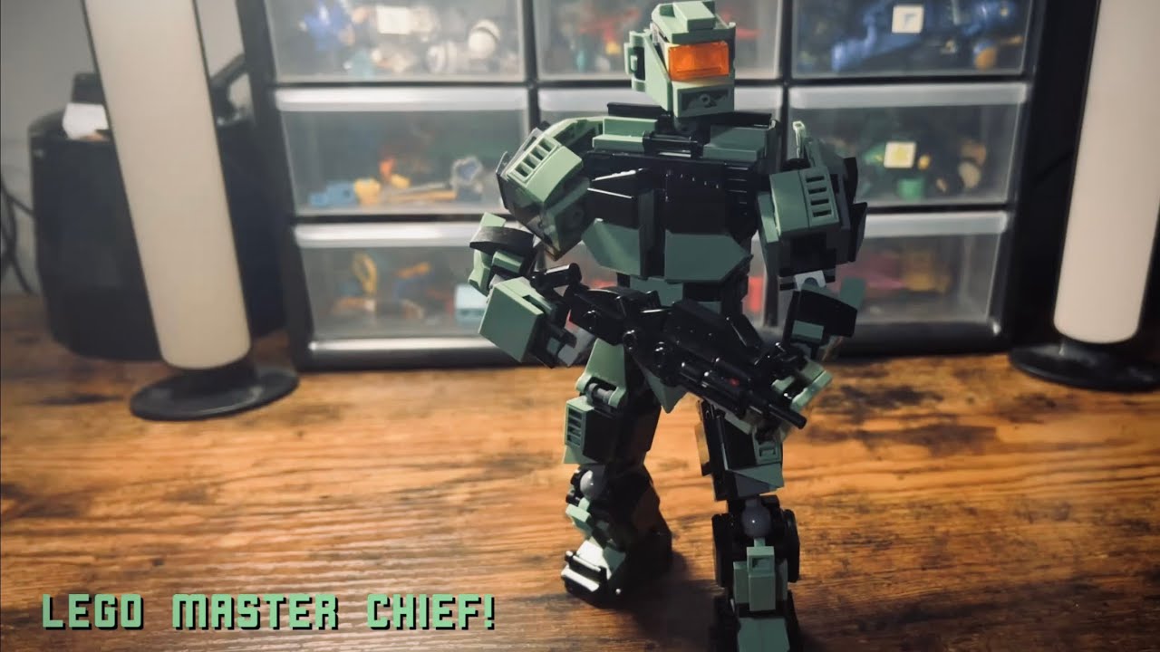 LEGO Master Chief! (BrickSmith MOCS #60) - YouTube