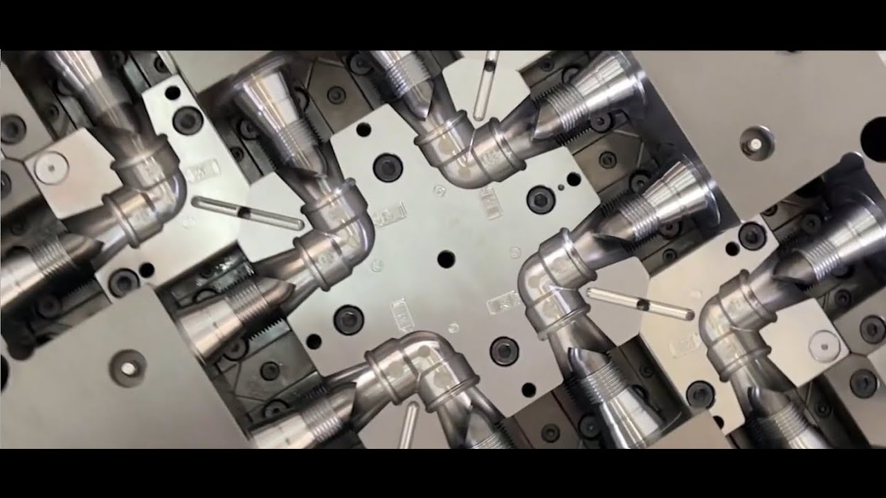 Gateway 90-degree Elbow Pipe Fittings Mold - YouTube