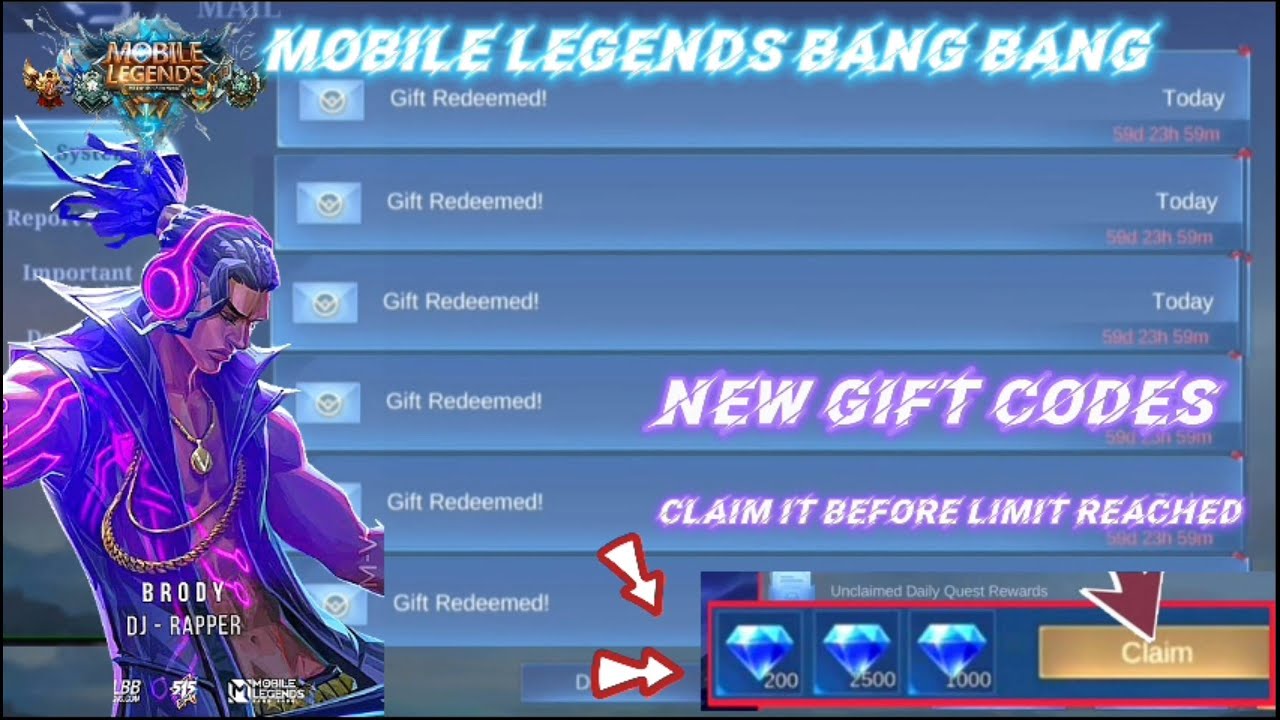Mobile Legends Redeem Codes | MLBB Redeem Codes | MLBB | MOBILE LEGENDS ...