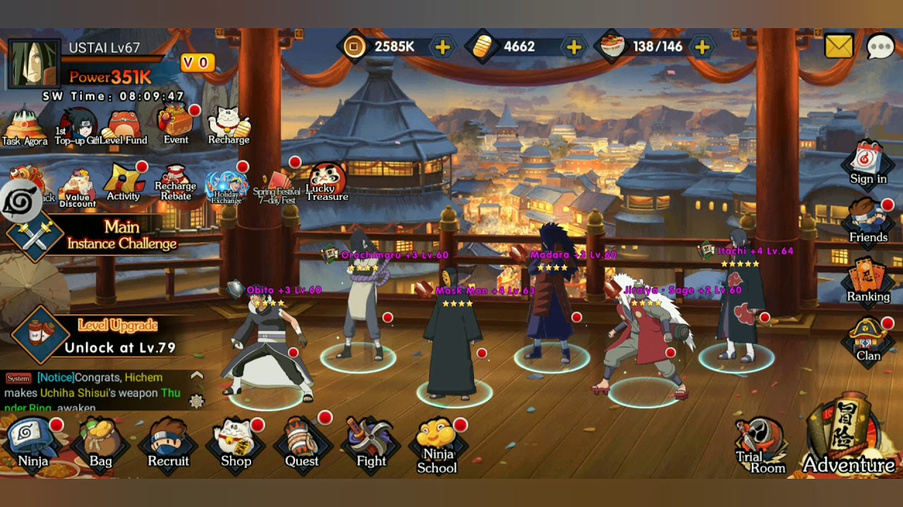 Ultimate Ninja Ninja King - Spend 18K gold for what? - YouTube