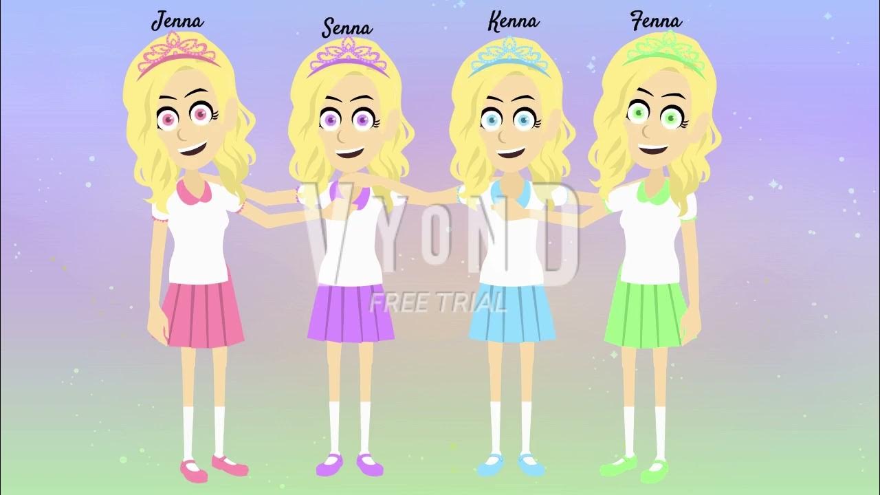 My Oc Quadruplet Sisters Our Room Youtube
