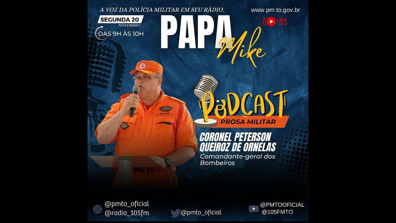 Papa Mike ao vivo - A Voz da PM no seu rádio - YouTube