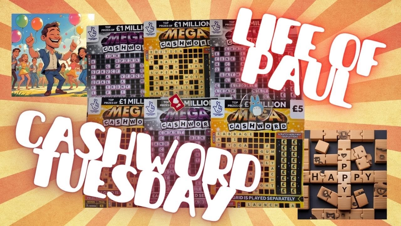 Cashword Tuesday! £30 of Mega Cashword Scratch Cards. - YouTube