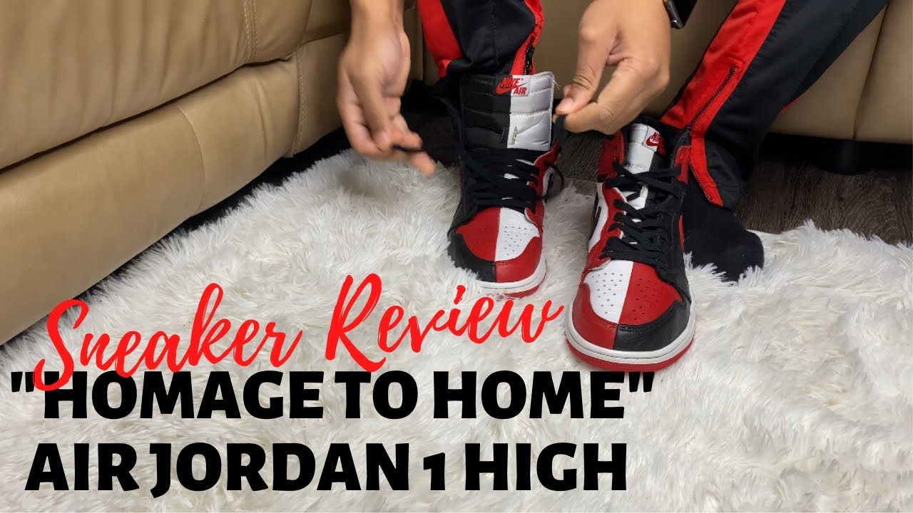 "Homage to Home" AJ1 Pre-Owned From Heet ATL on Feet Sneaker Review ...