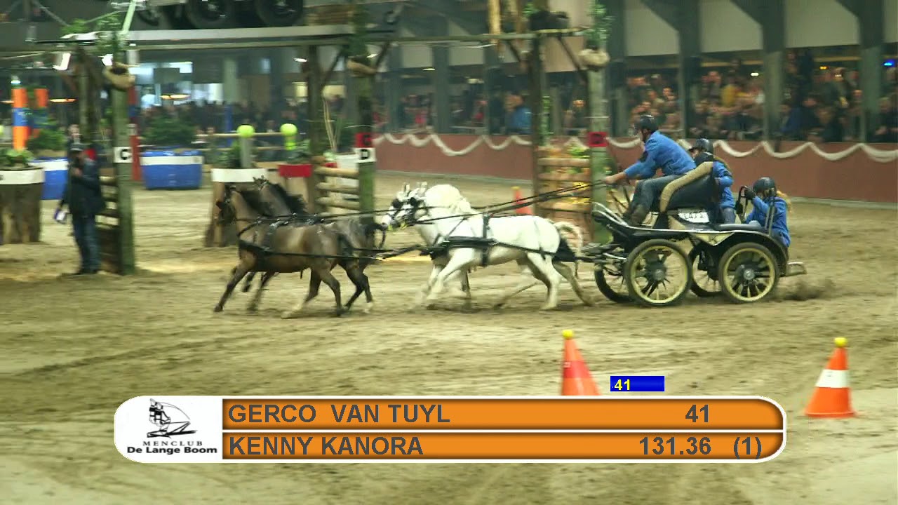 Nijkerk 2017 Finale Vierspan Pony - YouTube