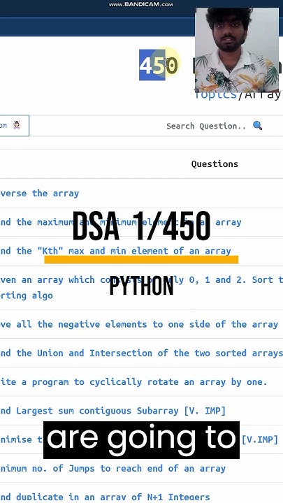 Reverse an Array | DSA Tutorial | Python - YouTube