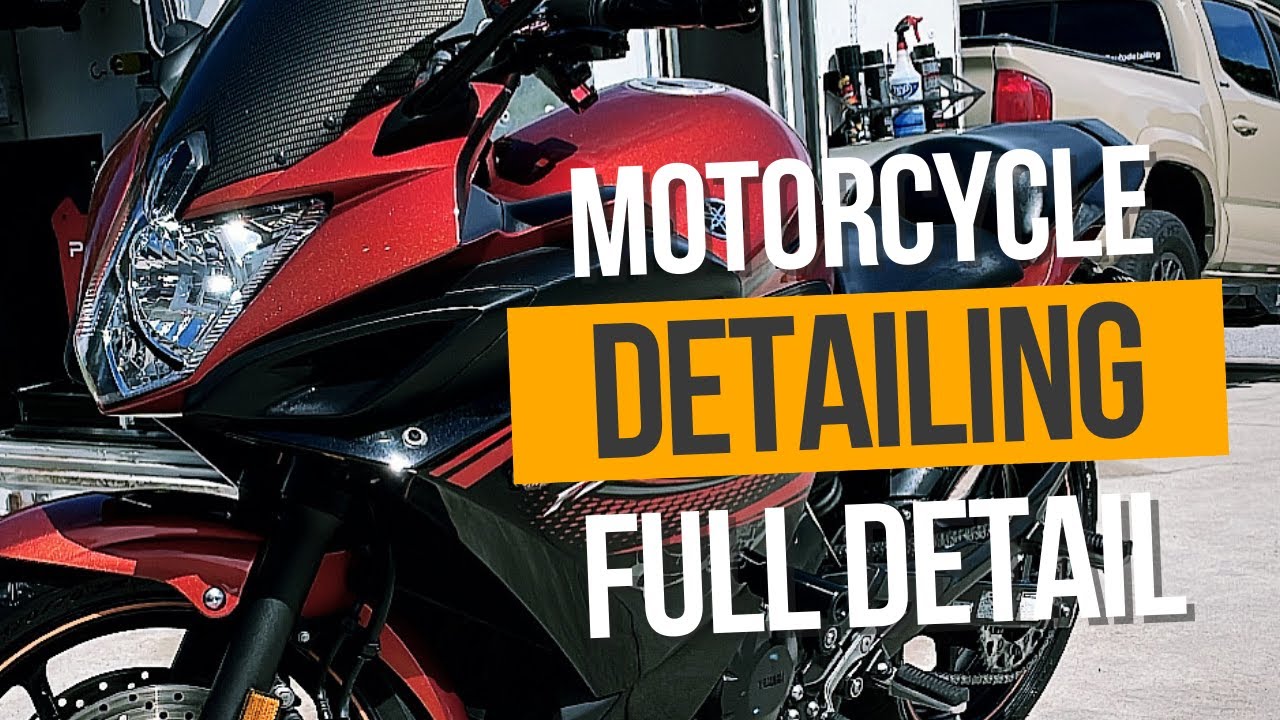 How to Detail a Motorcycle - Full Detail - YouTube