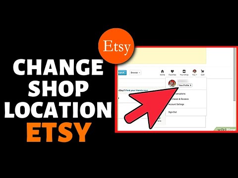 How To Change Shop Location on Etsy - YouTube