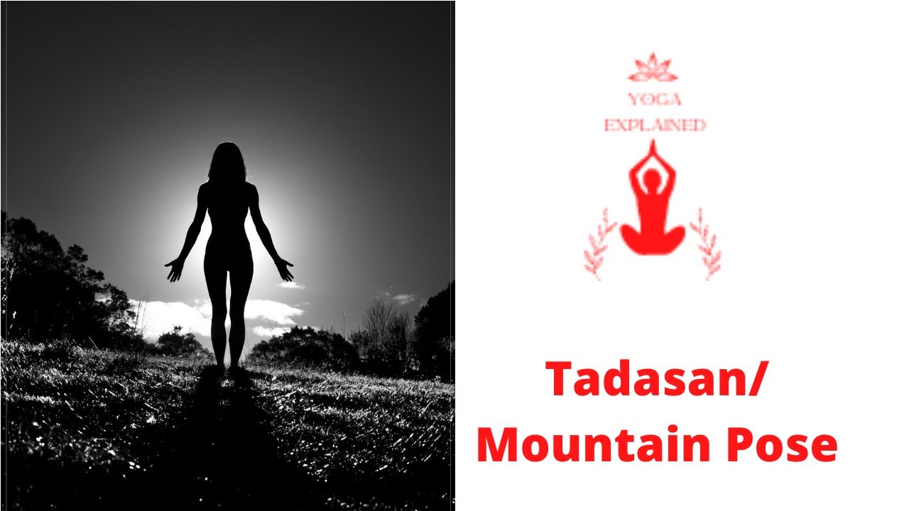 How to do Tadasana/Mountain Pose step by step follow along | Benefits ...