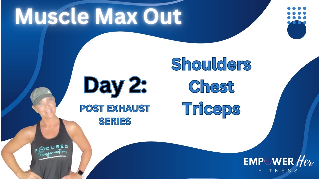Muscle Max Out Series: Day 2 (Shoulders, Chest, Triceps) - YouTube